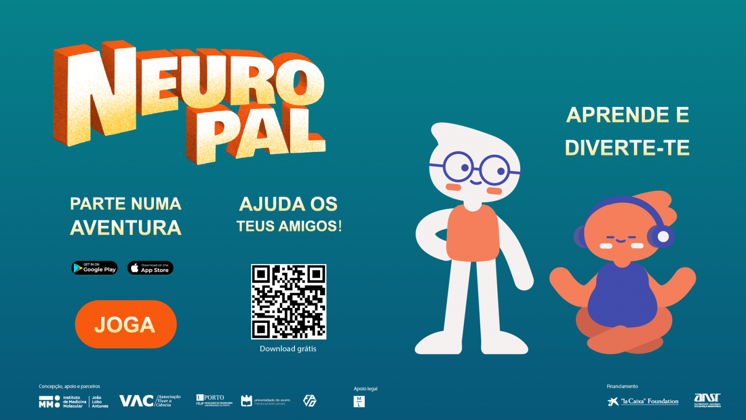 Neuropal | Jogo online sobre segurança e o sistema nervoso - iMM